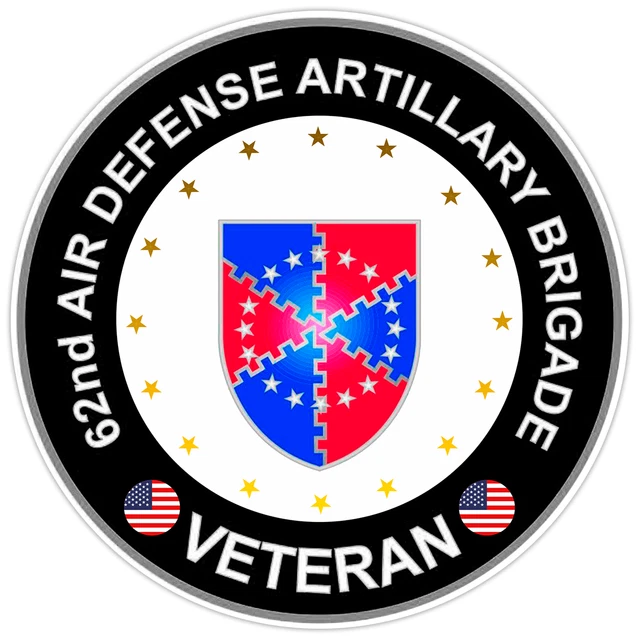DOPASTICKER 62Nd Air Defense Artillery Brigade Veteran Sticker Military ...
