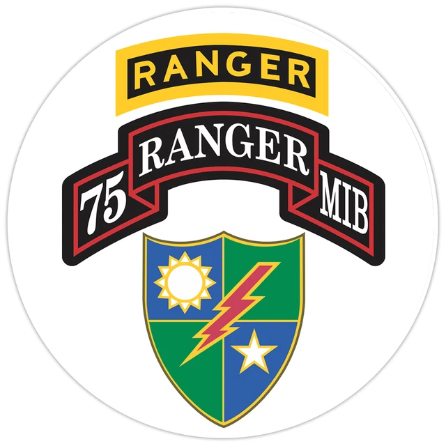 DOPASTICKER 75Th Ranger Mib Sticker Military Soldier Decal Phone Decal ...