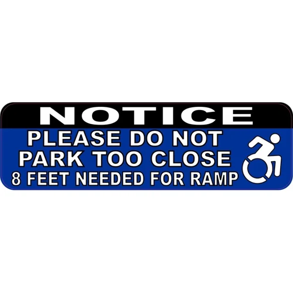DOPASTICKER 8 Feet Needed For Wheelchair Ramp Sticker Phone Sticker ...