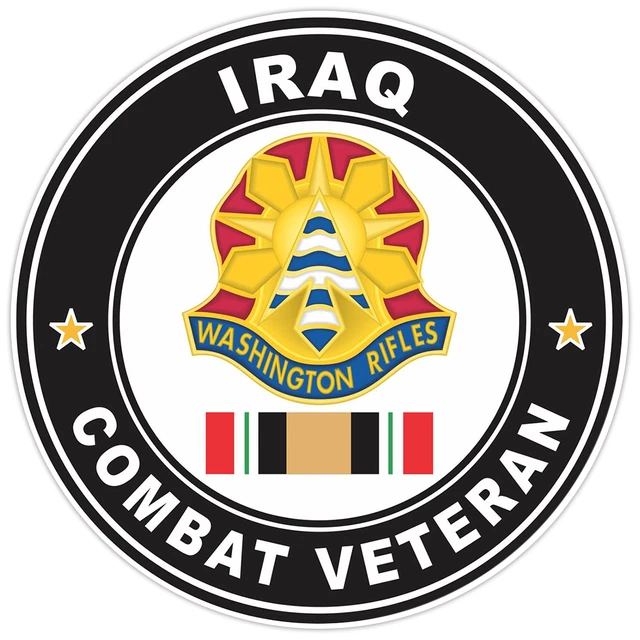 DOPASTICKER 81St Armored Brigade Iraq Combat Veteran Sticker Military ...