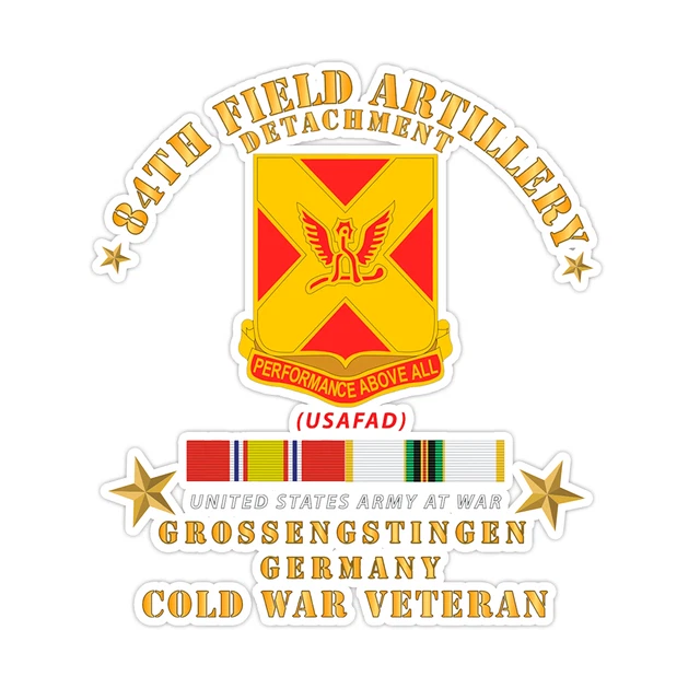 DOPASTICKER 84Th Field Artillery Regiment Sticker Military Soldier ...