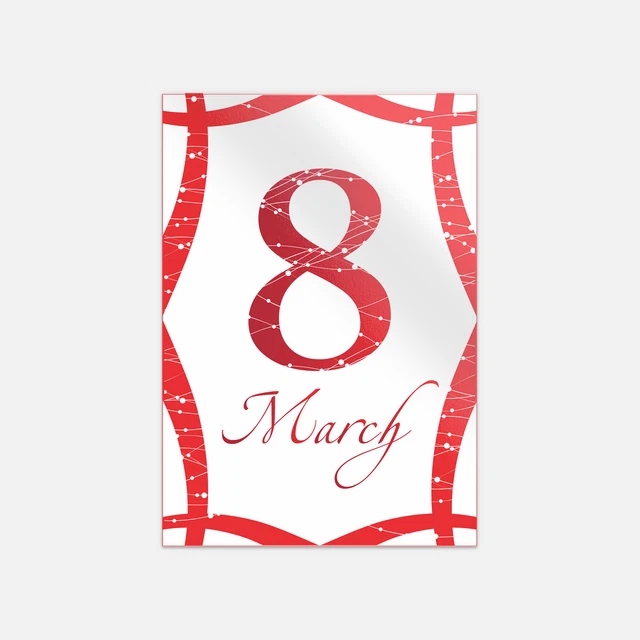 DOPASTICKER 8Th March Sticker Decal Phone Decal Water Bottle Stickers ...