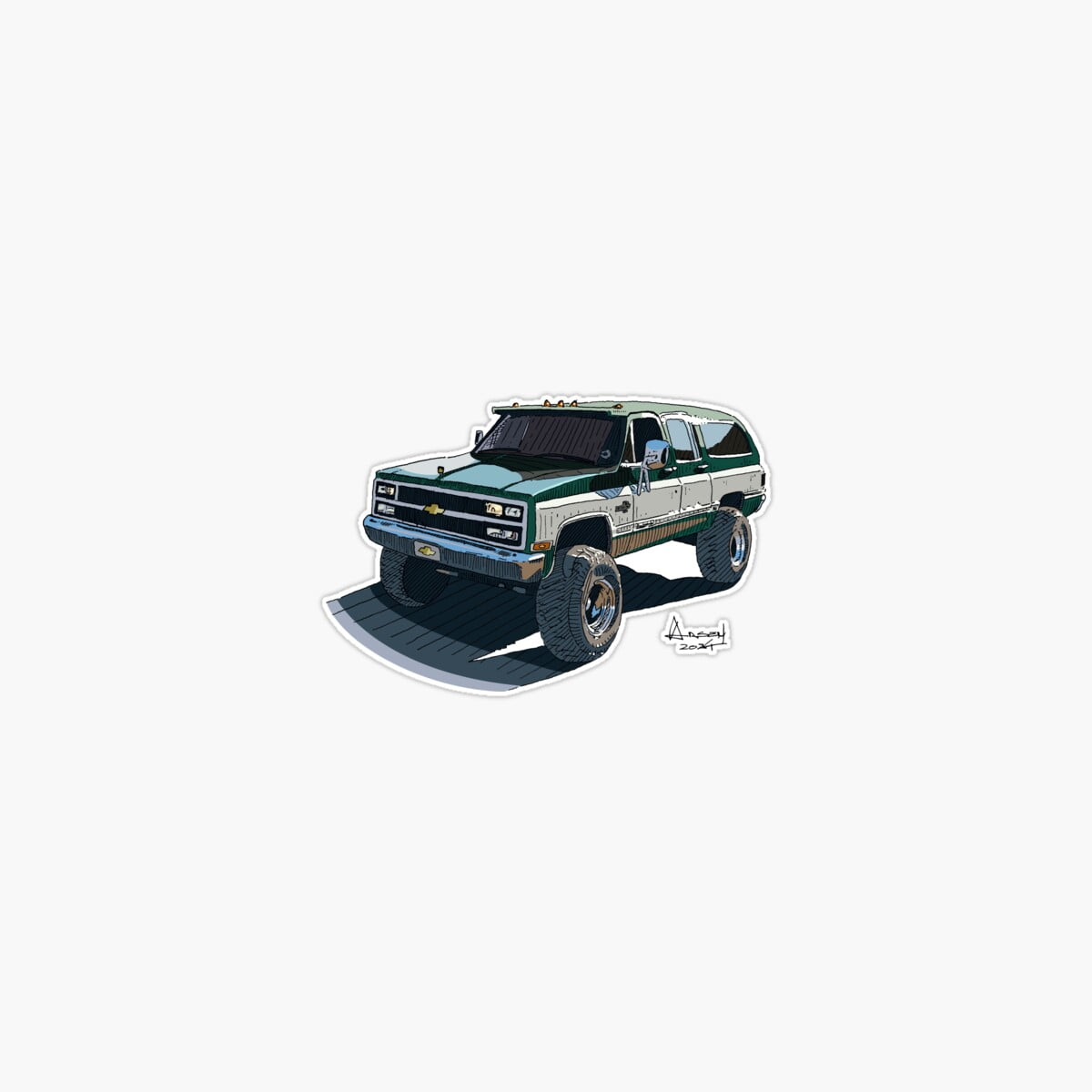 DOPASTICKER 91 Chevy Sub Sticker Phone Sticker, Latop Sticker, Lover ...