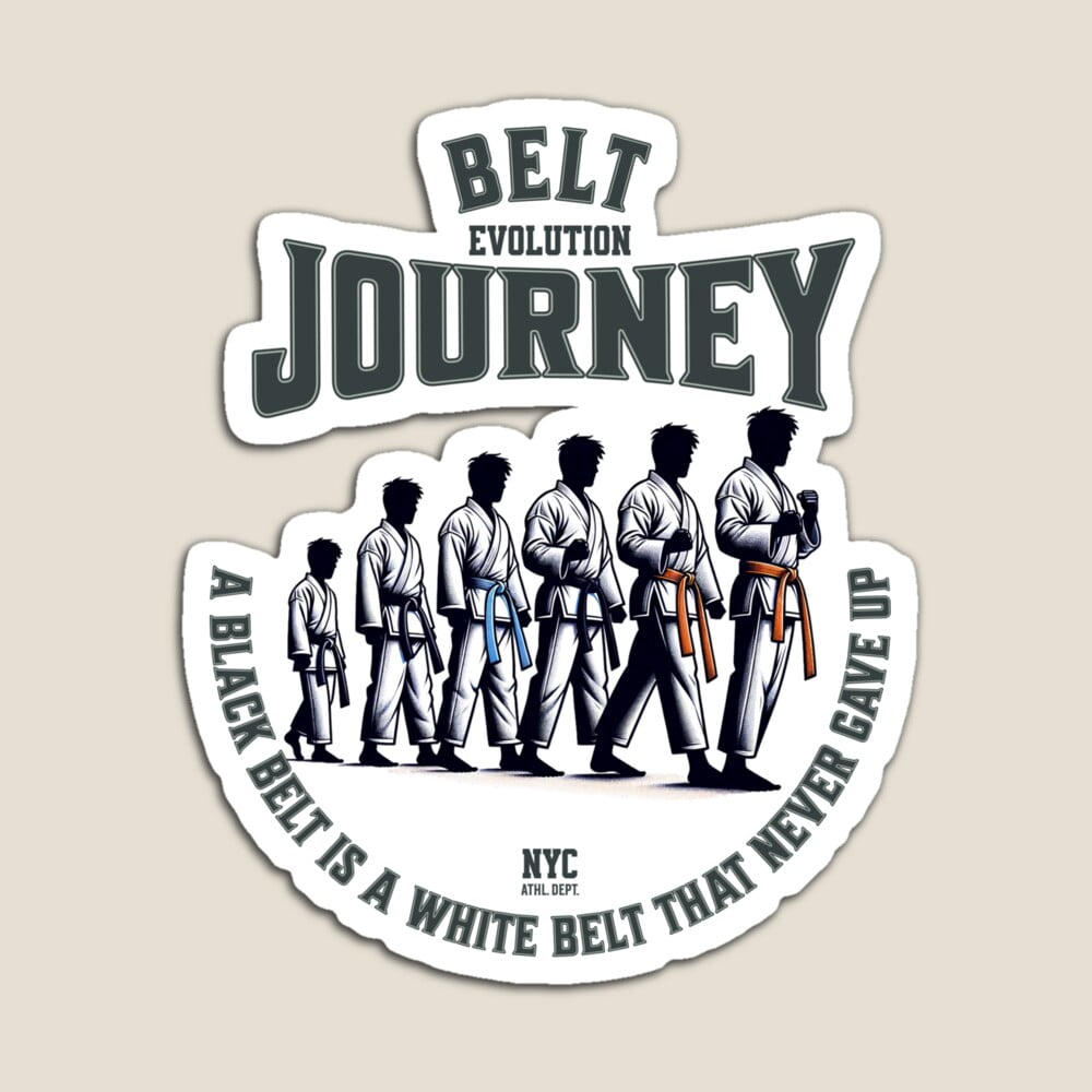 DOPASTICKER A Black Belt Is A White Belt That Never Gave Up - Rising Phoenix Transformation ...