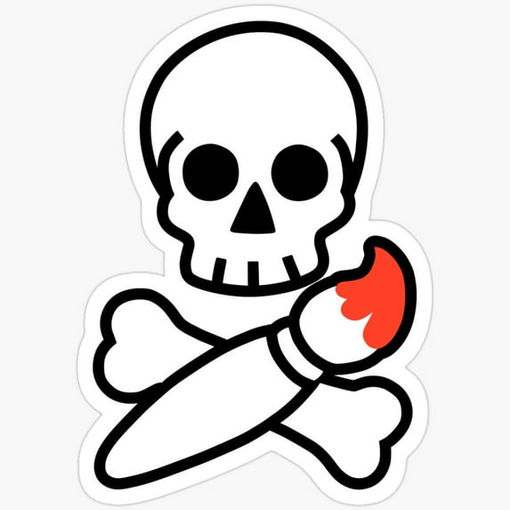 DOPASTICKER A Brush With Death Perfect Gift Everyone Phone Decal Water ...