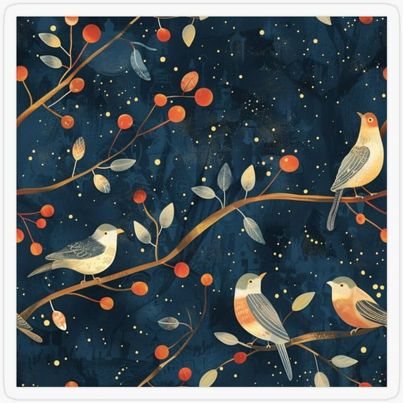 DOPASTICKER A Dream Of Birds Sticker Phone Decal Water Bottle Stickers ...