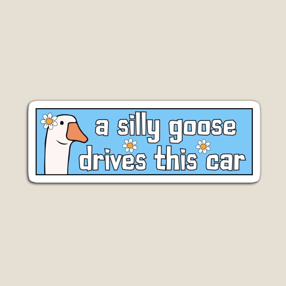 DOPASTICKER A Go.Ose Drives This Car Sticker Hot Trending Stickers ...