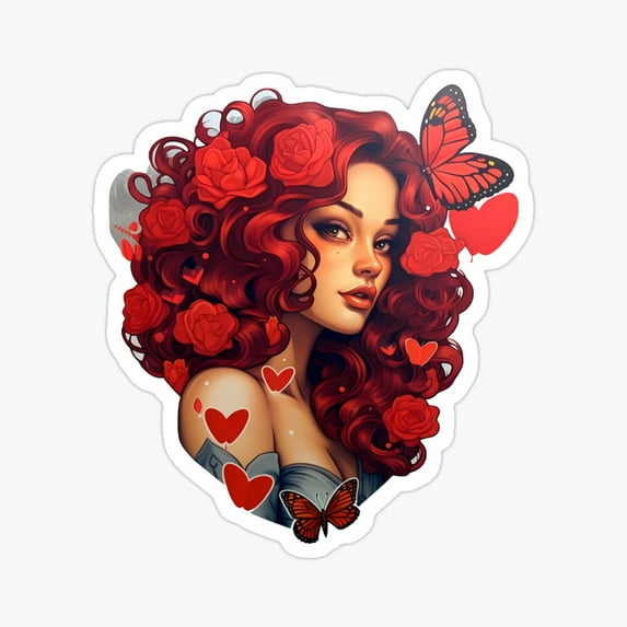 DOPASTICKER A Little Love For Valentine'S Day Sticker Decorative Laptop ...