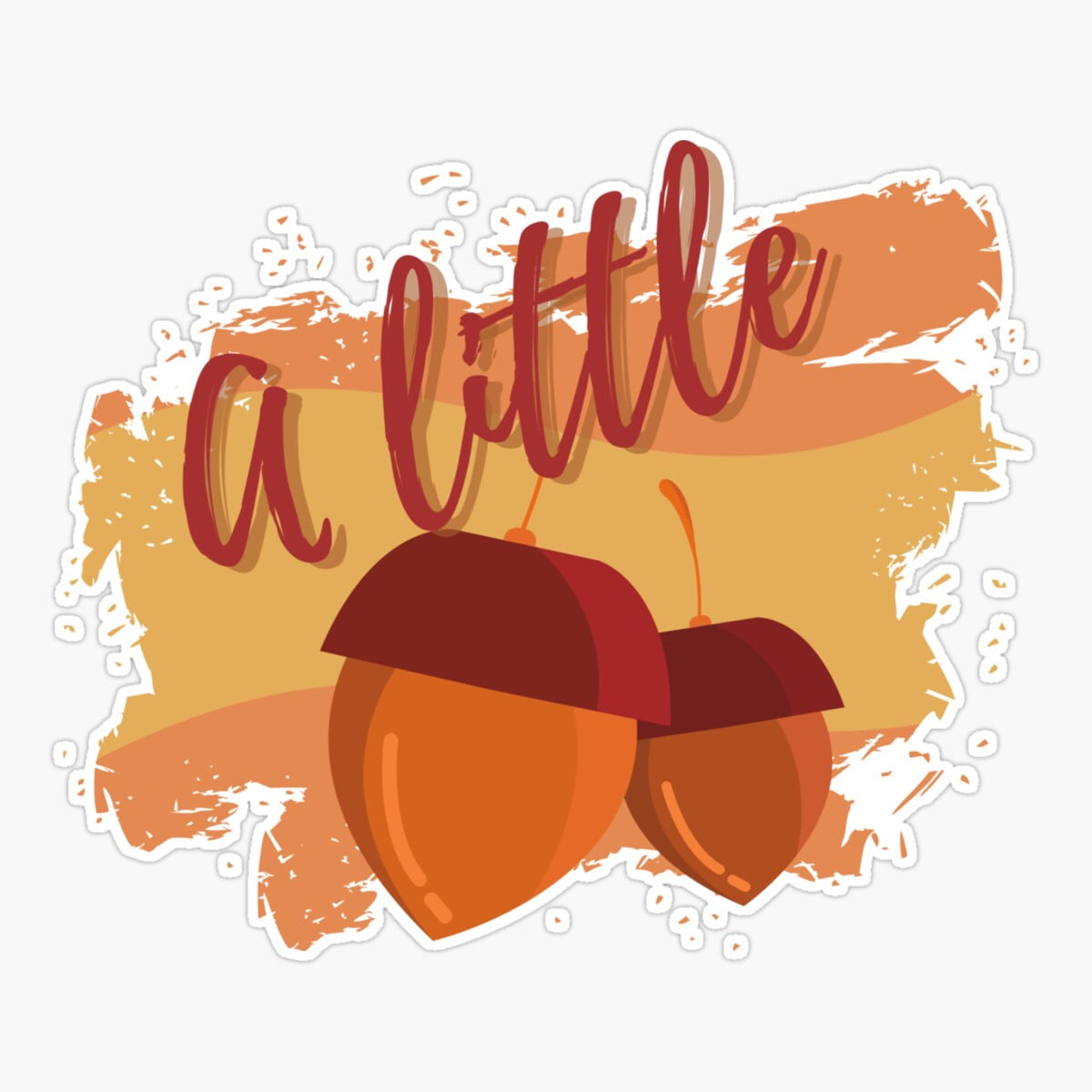 DOPASTICKER A Little Nuts Sticker, Phone Sticker Water Bottle Sticker ...