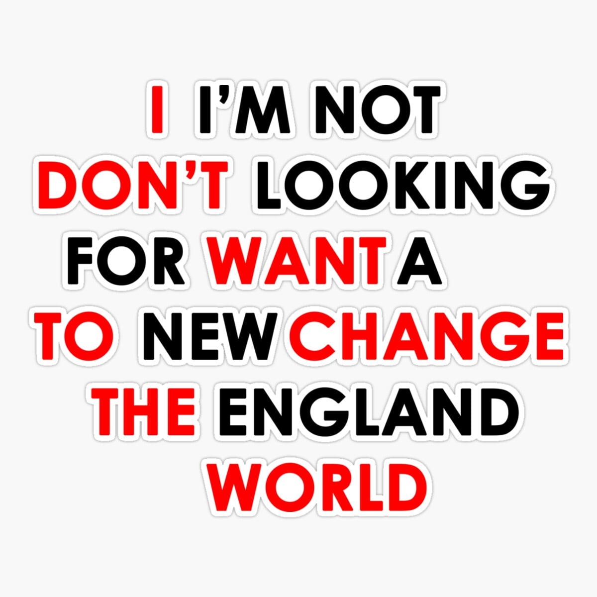 DOPASTICKER A New England Sticker, Phone Sticker Water Bottle Sticker ...