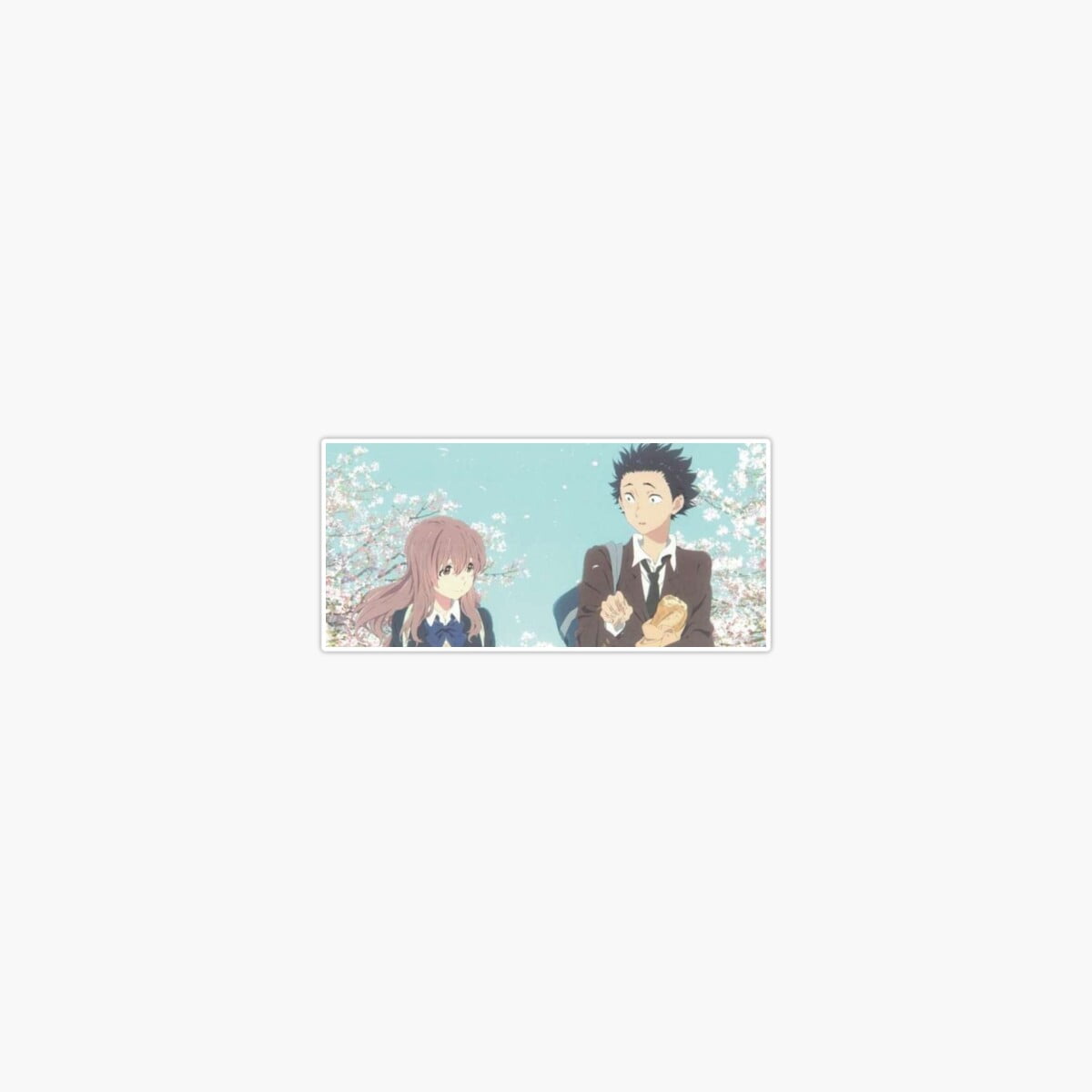DOPASTICKER A Silent Voice Sticker Phone Sticker, Latop Sticker, Lover ...