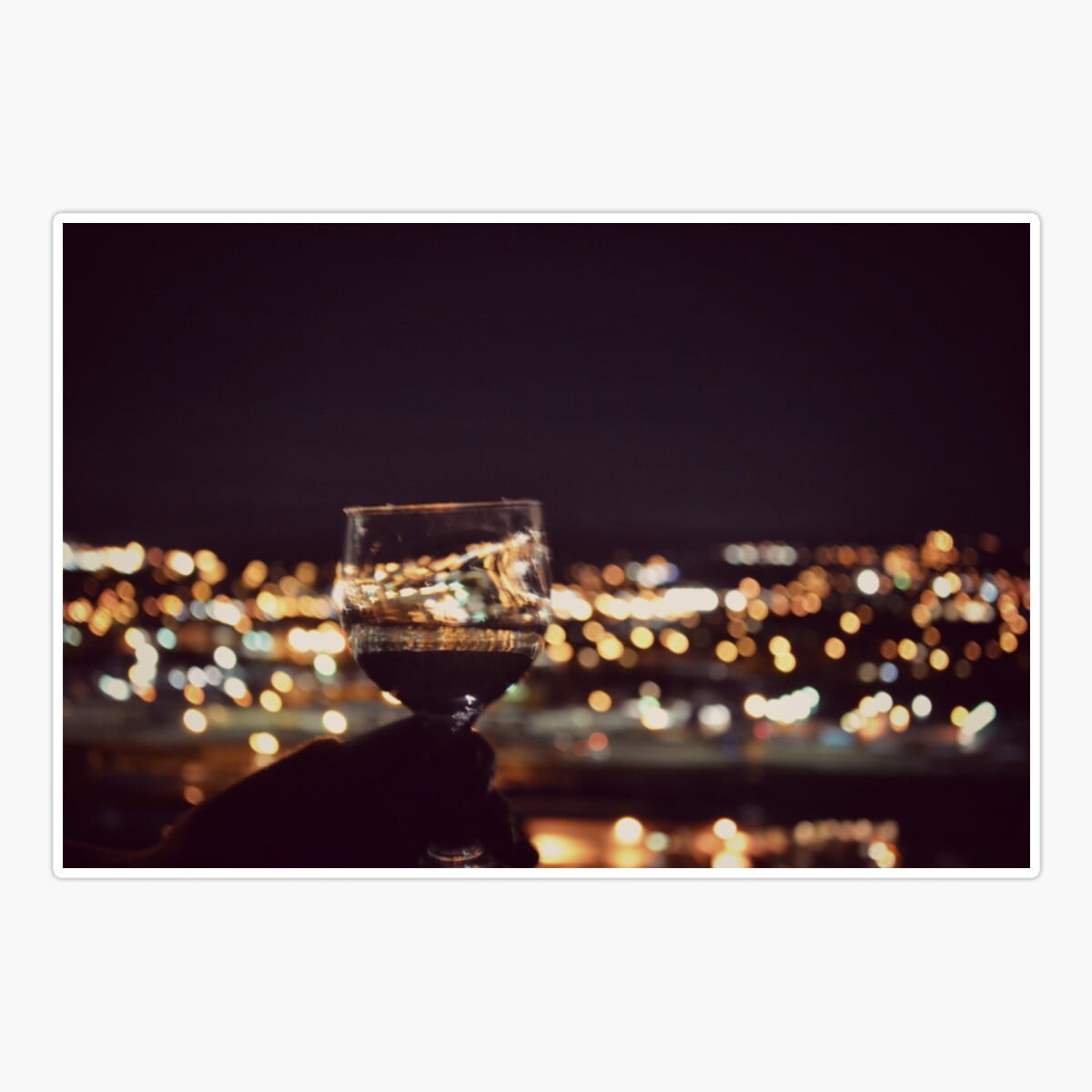 DOPASTICKER A Toast To The Town Sticker, Phone Sticker Water Bottle ...