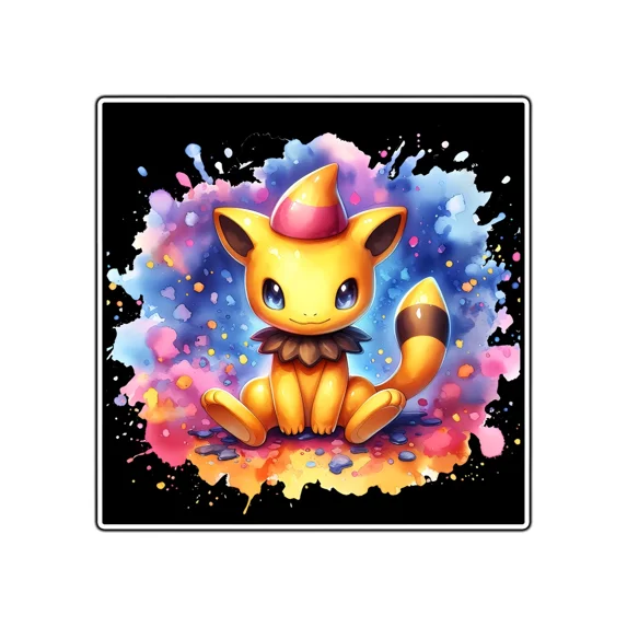 DOPASTICKER Abra Paint Splash Sticker Decal Phone Decal Water Bottle ...