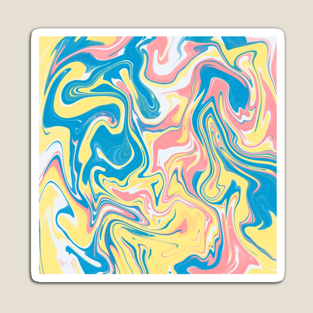 DOPASTICKER Abstract Fluid Art 1 Marble Sticker Decorative Laptop ...
