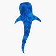DOPASTICKER Abstract Whale Shark 5-Above Glossy Sticker Birthday Gifts ...