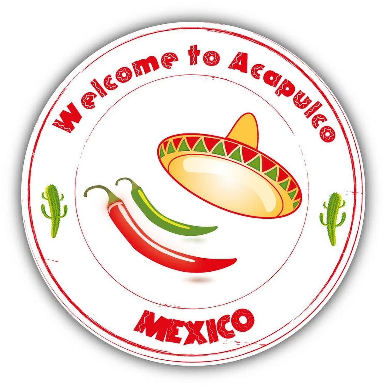 DOPASTICKER Acapulco City Mexico Grunge Travel Sticker Decal Phone ...