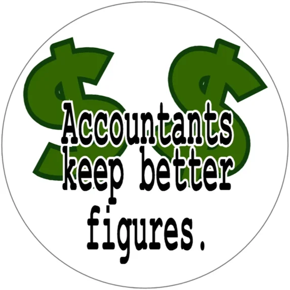 DOPASTICKER Accountants Keep Better Figures Sticker Phone Decal Water ...