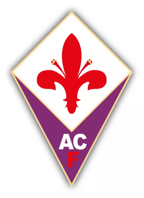 DOPASTICKER Acf Fiorentina Italy Soccer Football Car Sticker Decal ...