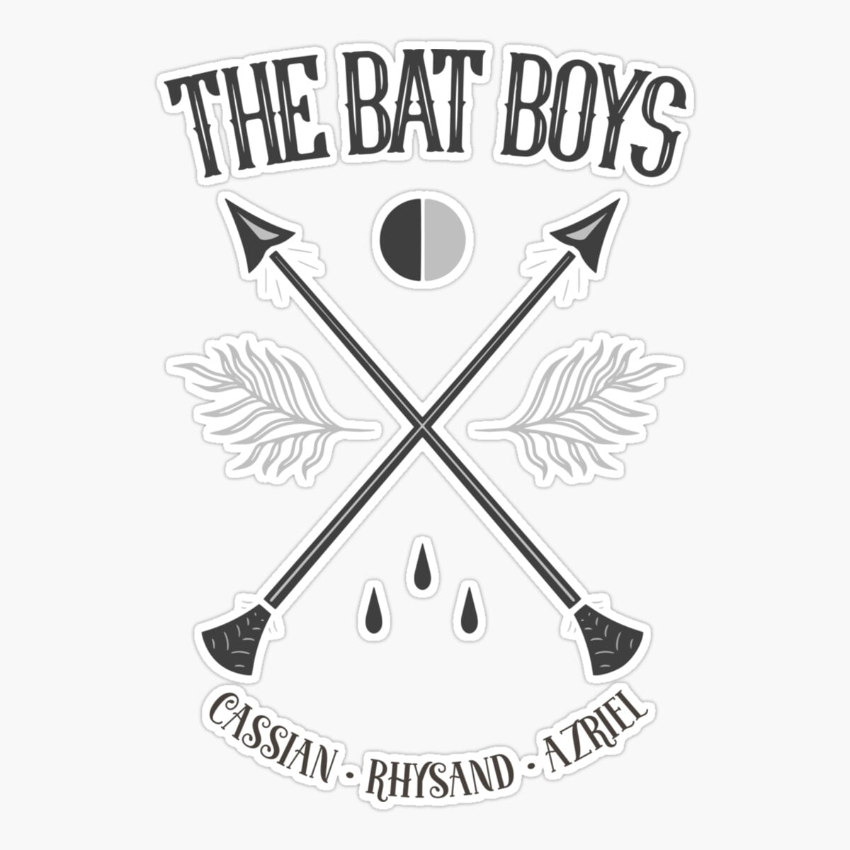 DOPASTICKER Acotar Bookish Dark Romance And Fantasy Book Nerd Sticker ...