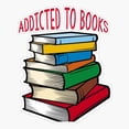 DOPASTICKER Addicted To Books Sticker, Phone Sticker Water Bottle ...