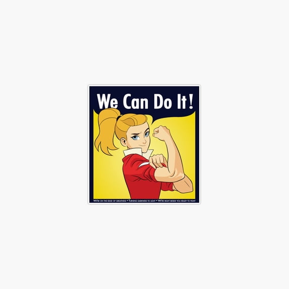 DOPASTICKER Adora Says We Can Do It! Sticker, Phone Sticker Car Sticker ...