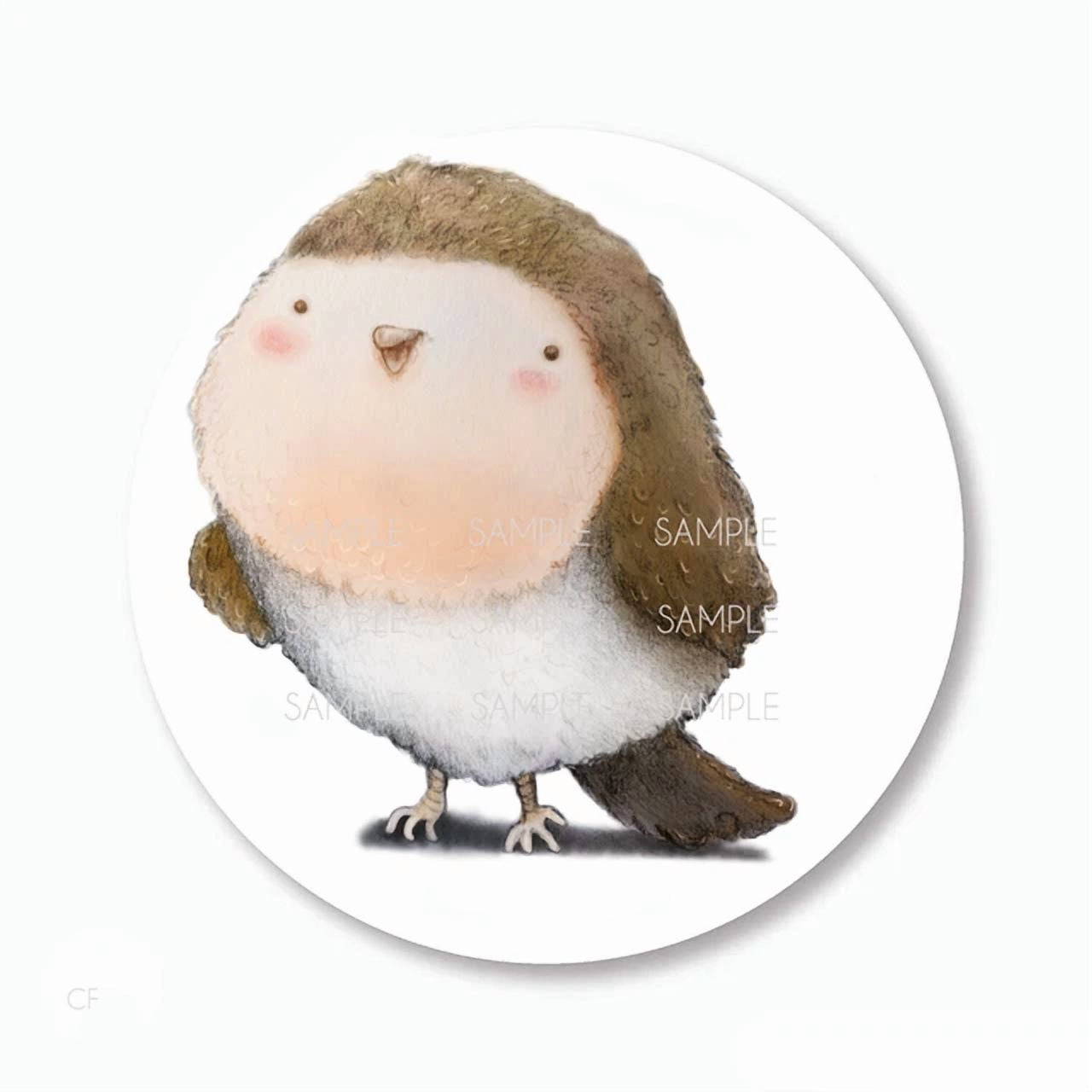 DOPASTICKER Adorable Birdie Stickers Scrapbook Stickers Phone Decal ...