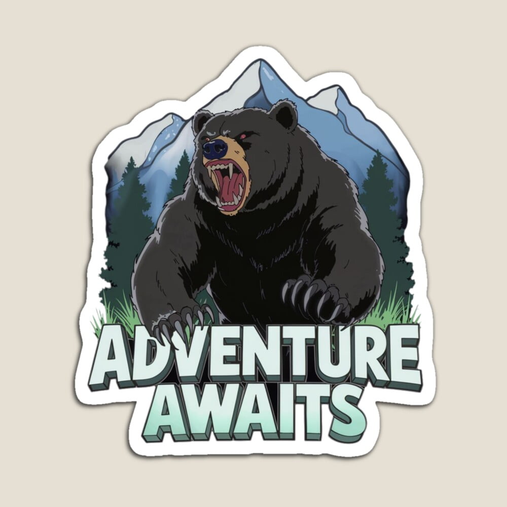 DOPASTICKER Adventure Awaits - Wilderness Experience - Strange ...