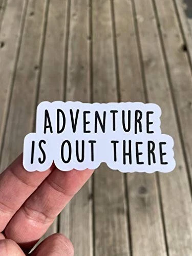 DOPASTICKER Adventure Is Out There Sticker Phone Decal Water Bottle ...