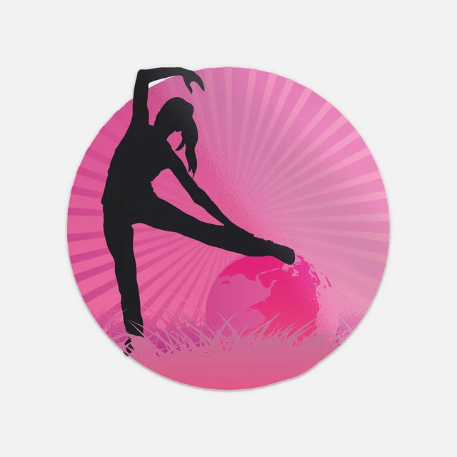 DOPASTICKER Aerobic Vintage Sport Emblem Sticker Decal Phone Decal ...