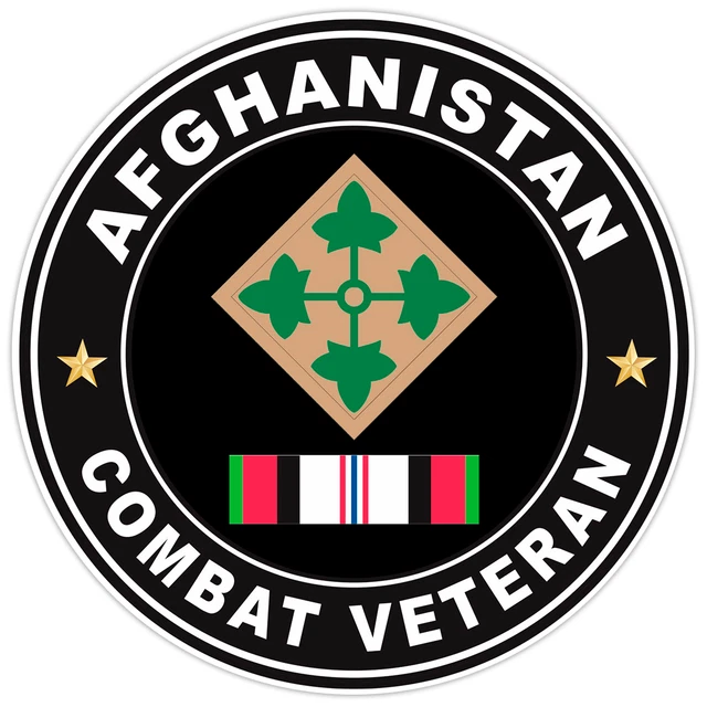 DOPASTICKER Afghanistan Combat Veteran Sticker Military Soldier Decal ...
