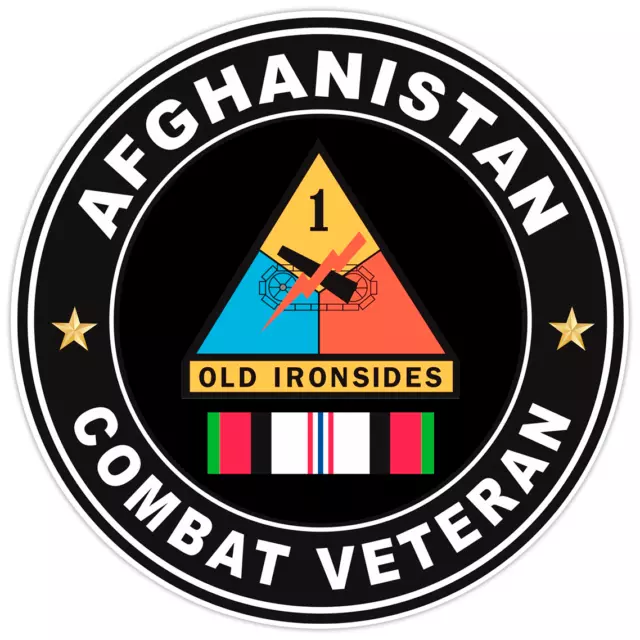 DOPASTICKER Afghanistan Combat Veteran Sticker Military Soldier Decal ...