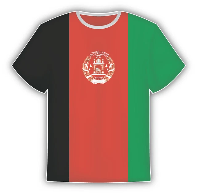 DOPASTICKER Afghanistan Flag Sticker In The Form Of T Shirt Sticker ...