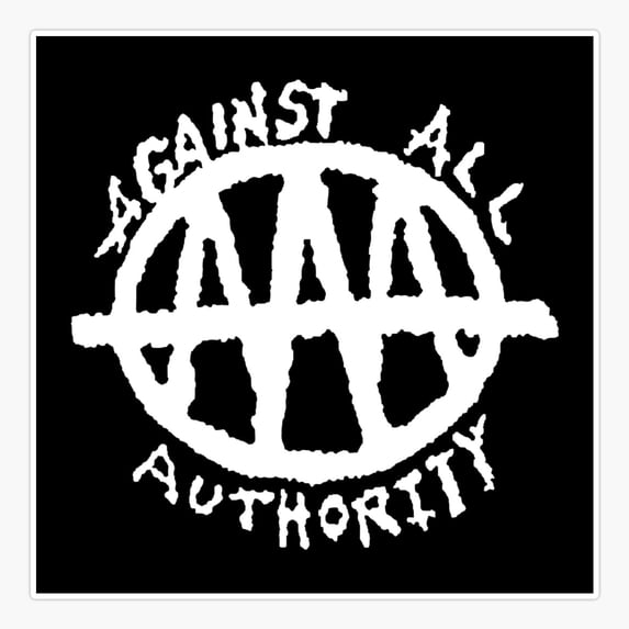 DOPASTICKER Against All Authority Band Logo Sticker, Phone Sticker Car ...