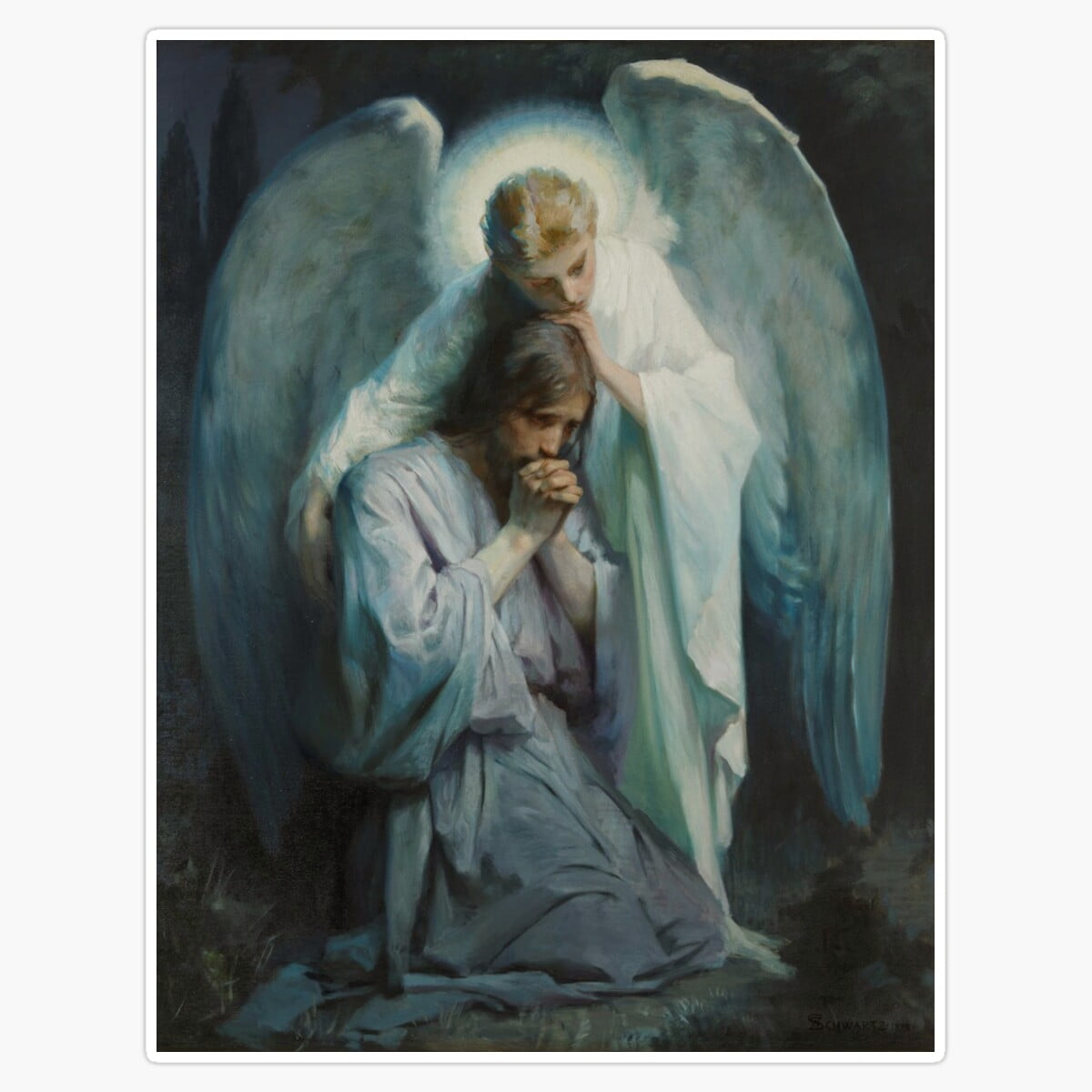 DOPASTICKER Agony In The Garden Sticker, Phone Sticker Car Stickers ...