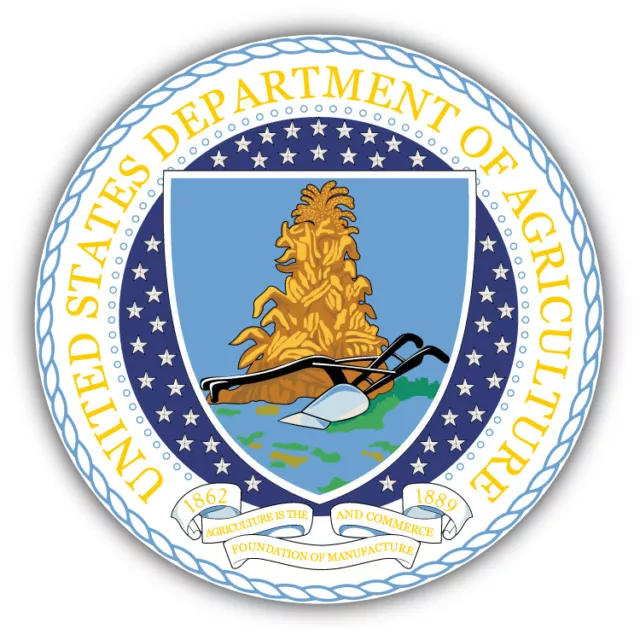 DOPASTICKER Agriculture Dep Seal Sticker Decal Phone Decal Water Bottle ...