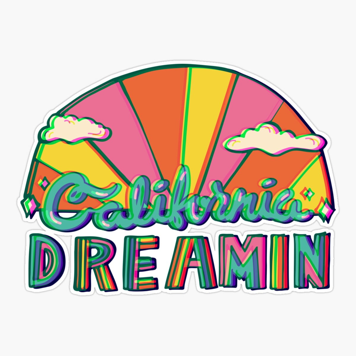 DOPASTICKER Ahhhh Baby Hippo Sticker, Phone Sticker Water Bottle ...