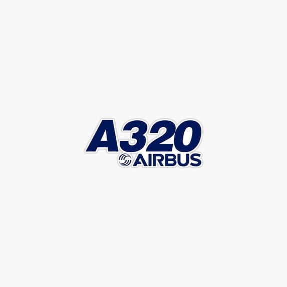 DOPASTICKER Airbus A320 Logo Sticker, Phone Sticker Car Stickers ...