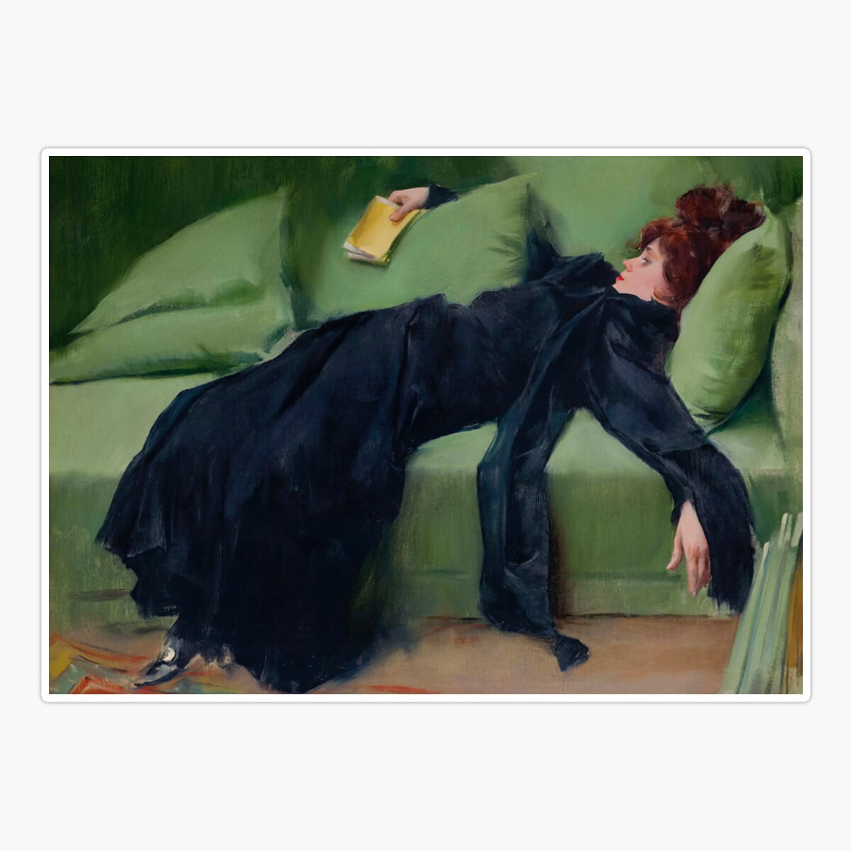 DOPASTICKER Airedale Terrier Dog & Blue Butterfly Sticker, Phone ...