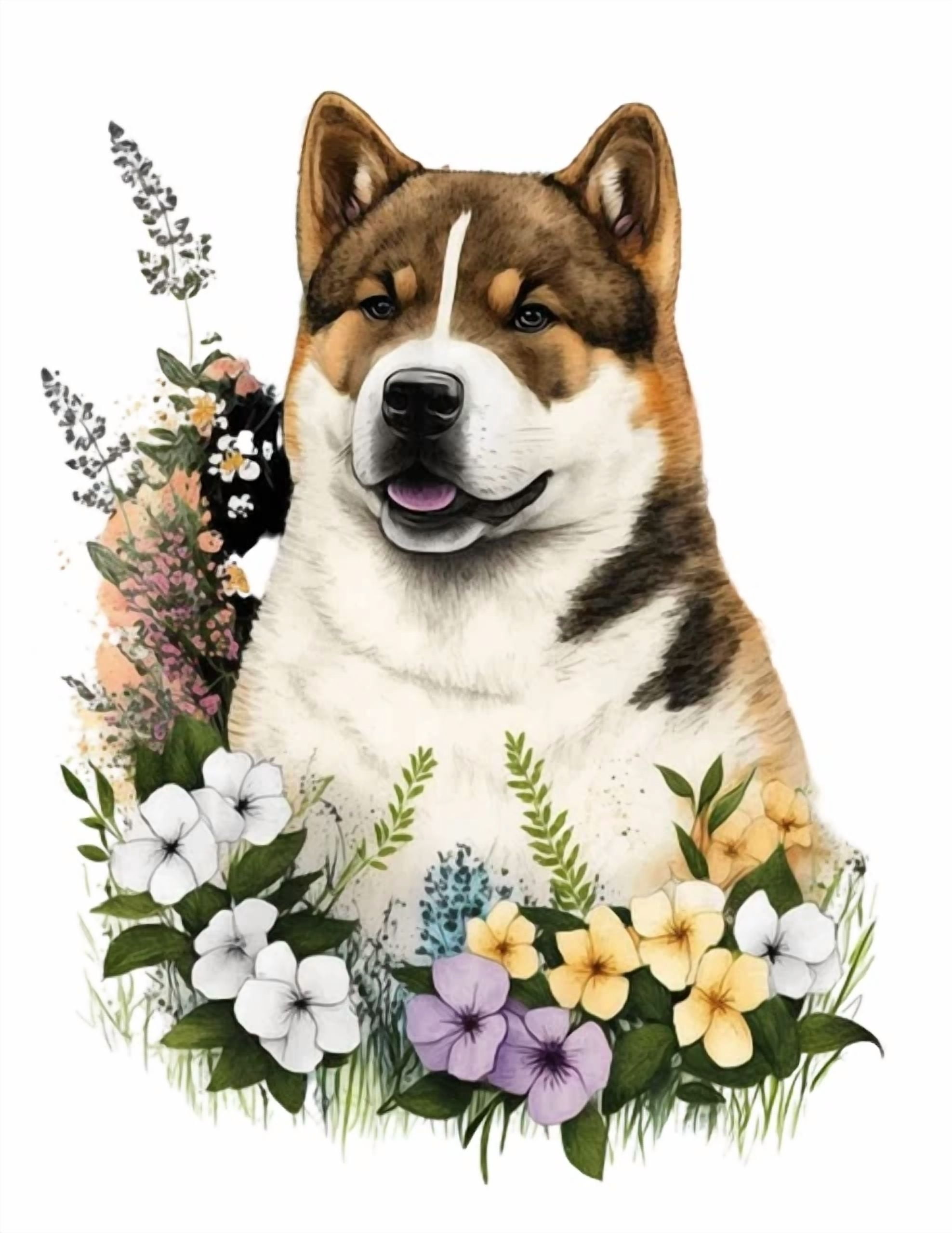 DOPASTICKER Akita Car Sticker Dogs Sticker Phone Sticker, Latop Sticker ...