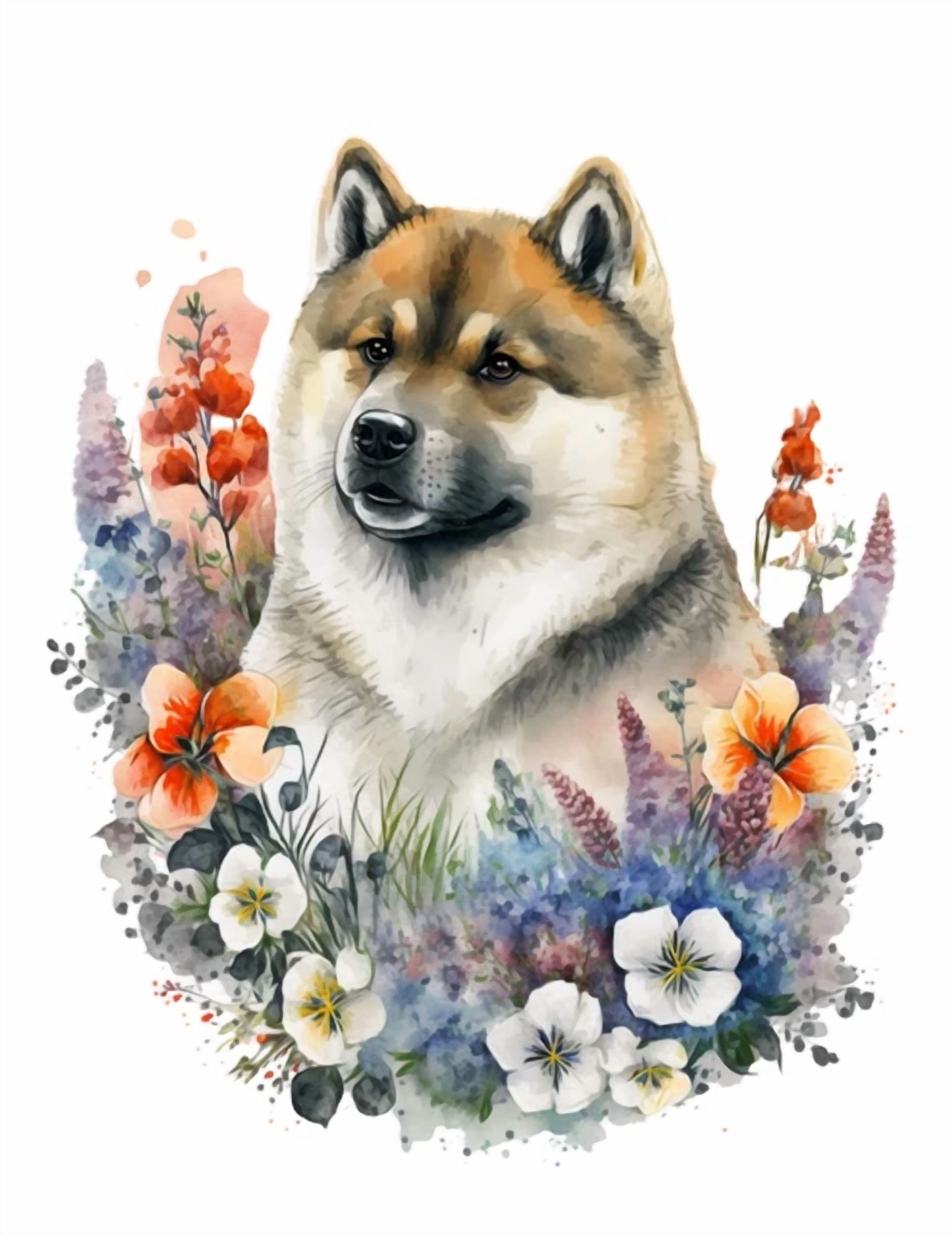 DOPASTICKER Akita Car Sticker Dogs Sticker Phone Sticker, Latop Sticker ...