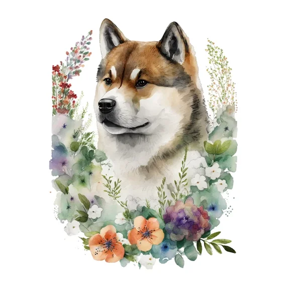 DOPASTICKER Akita Car Sticker Dogs Sticker Phone Sticker, Latop Sticker ...