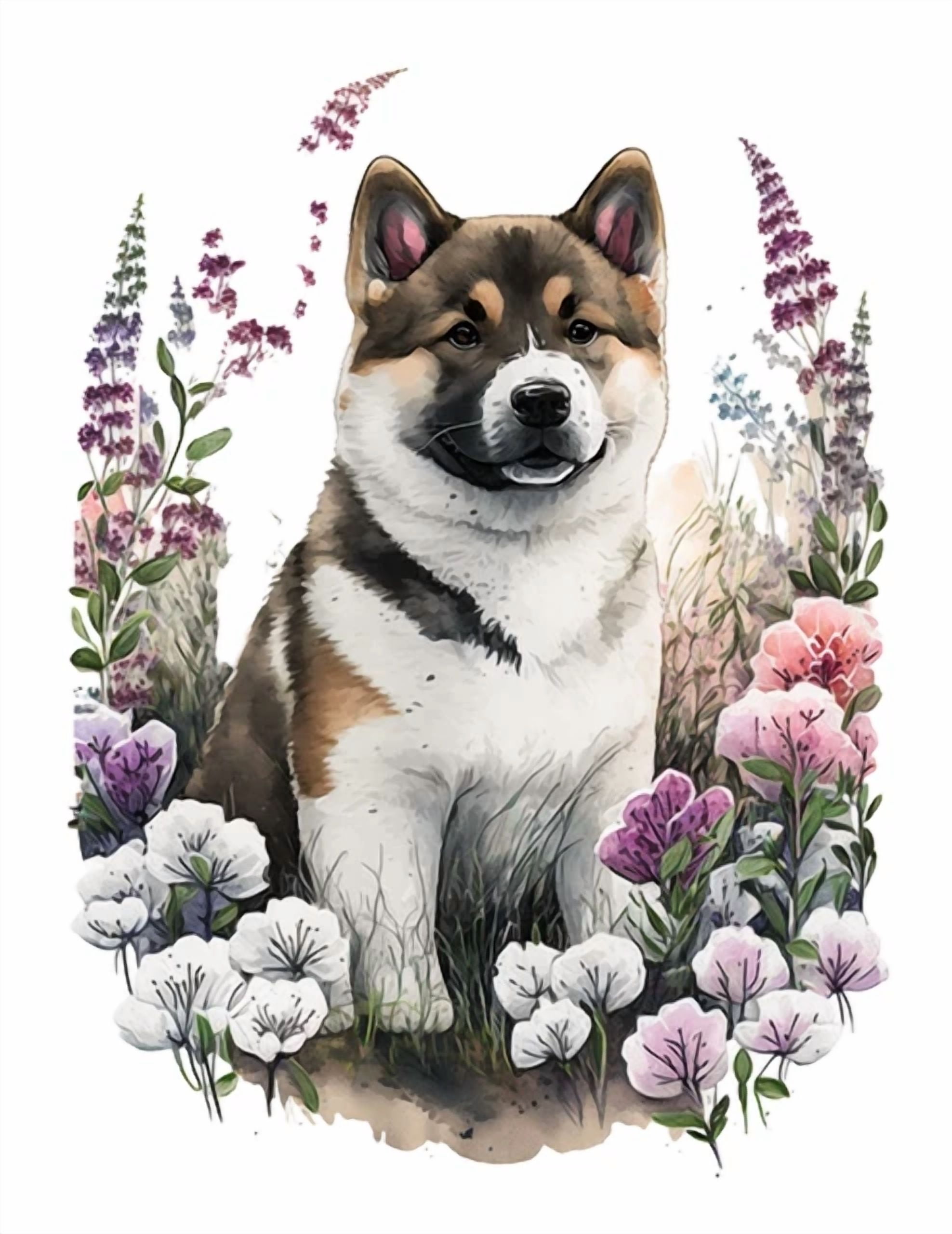 DOPASTICKER Akita Car Sticker Dogs Sticker Phone Sticker, Latop Sticker ...