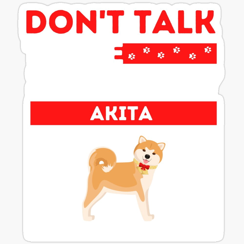 DOPASTICKER Akita Gift Lovers, Gift Akita Dogs Lovers Sticker Phone ...