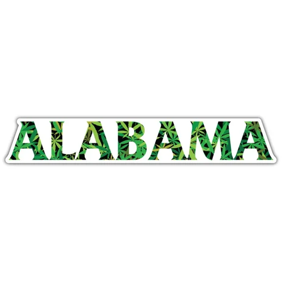 DOPASTICKER Alabama Usa State Car Sticker Decal Phone Decal Water ...