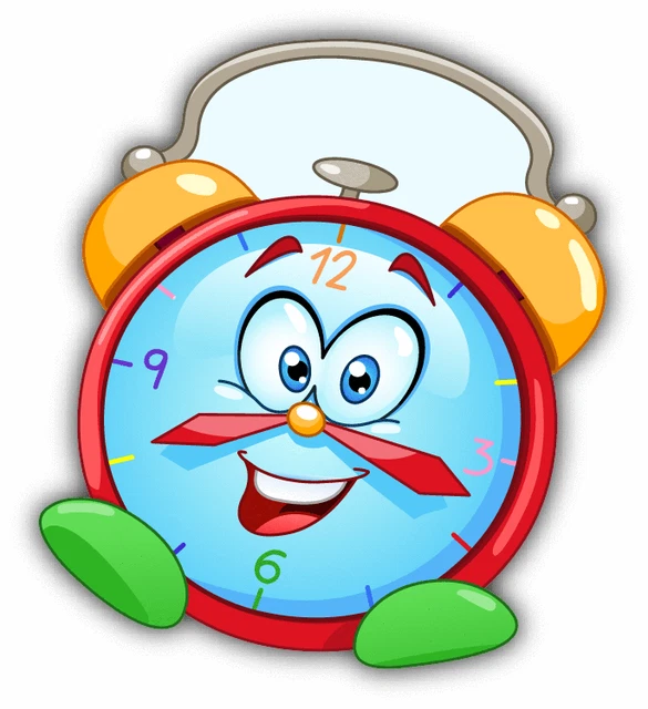DOPASTICKER Alarm Clock Cartoon Sticker Decal Phone Decal Water Bottle ...