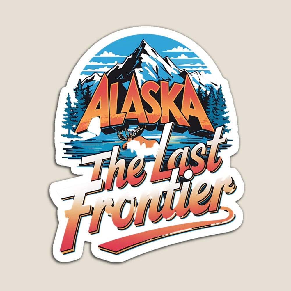 DOPASTICKER Alaska Last Frontier - Alaskan Adventure - Amazing Alaska ...