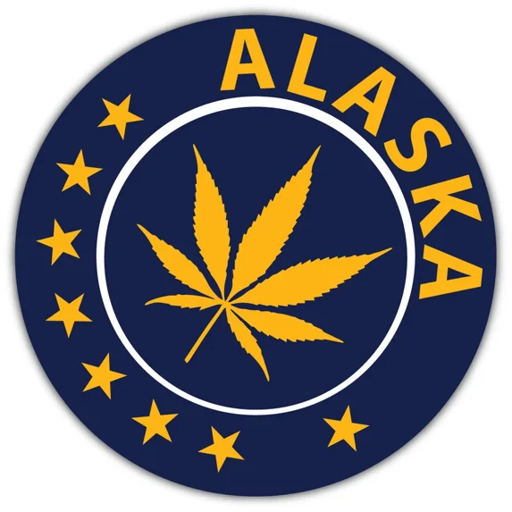 DOPASTICKER Alaska Usa State Badge Car Bumper Sticker Waterproof ...