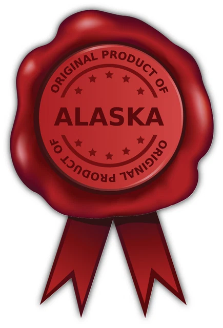 DOPASTICKER Alaska Usa State Wax Seal Sticker Decal Phone Decal Water ...