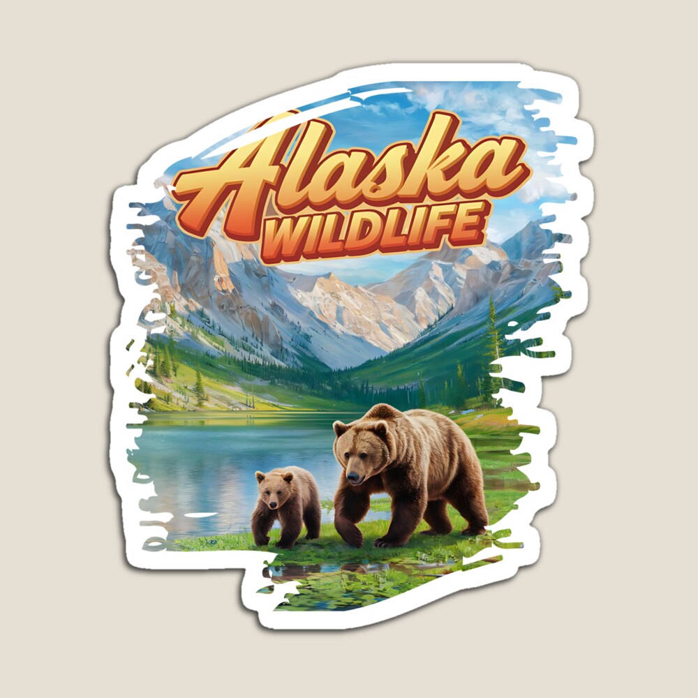 DOPASTICKER Alaska Wildlife - Alaskan Adventure - Amazing Alaska ...