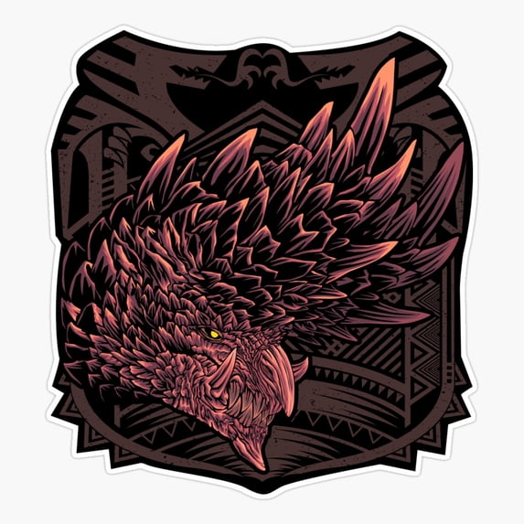 DOPASTICKER Alatreon Monster Sticker, Phone Sticker Water Bottle ...